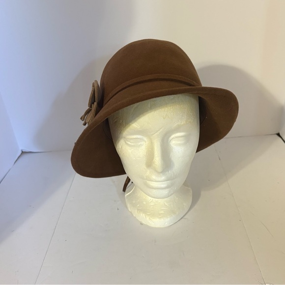 ADORA | Accessories | Vintage Adora Cloche Hat Made Of Wool Felt Felt ...